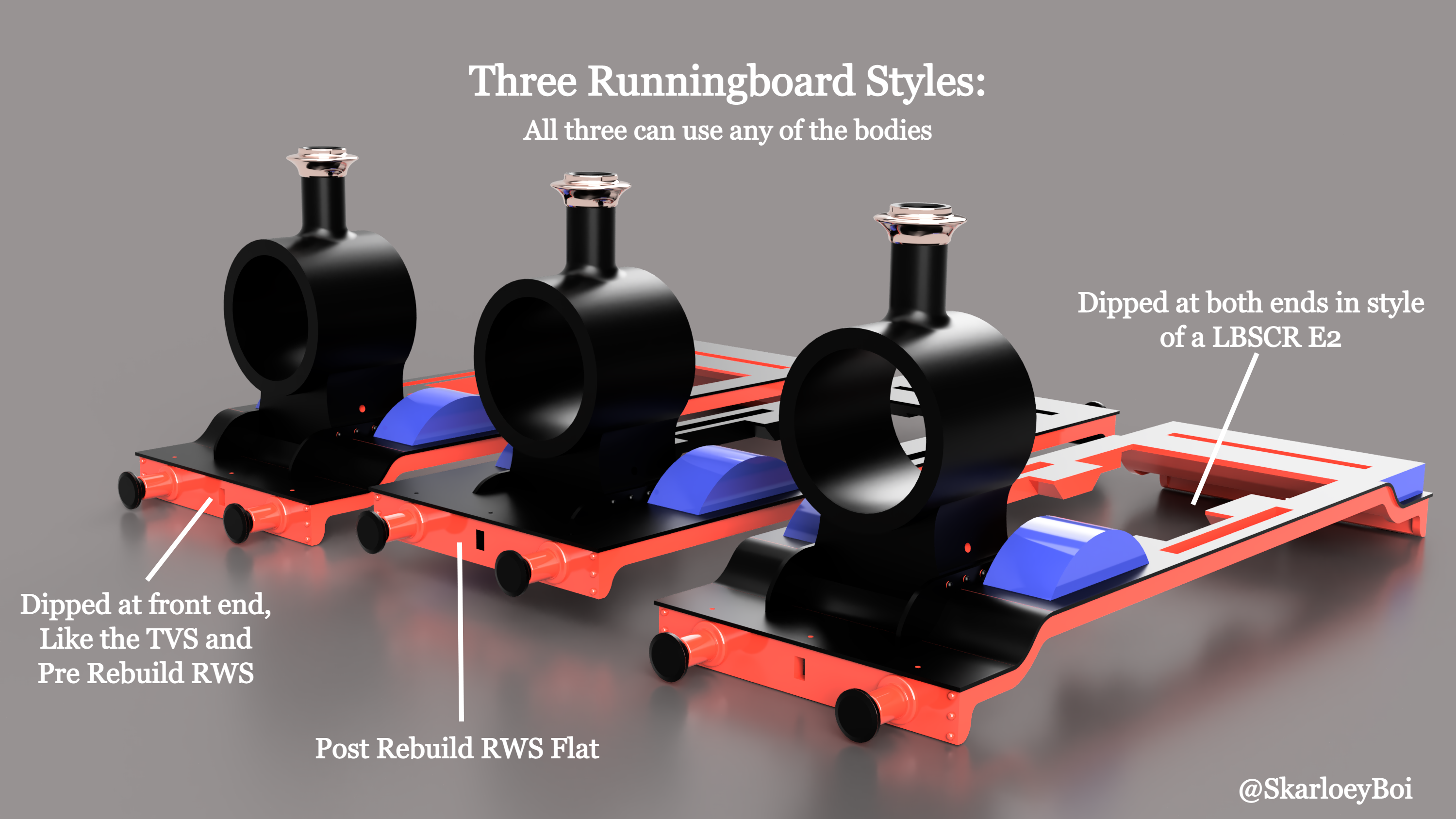 1:76 OO scale "Lil Tommo" Locomotive Shell by Arlo C | Download free ...