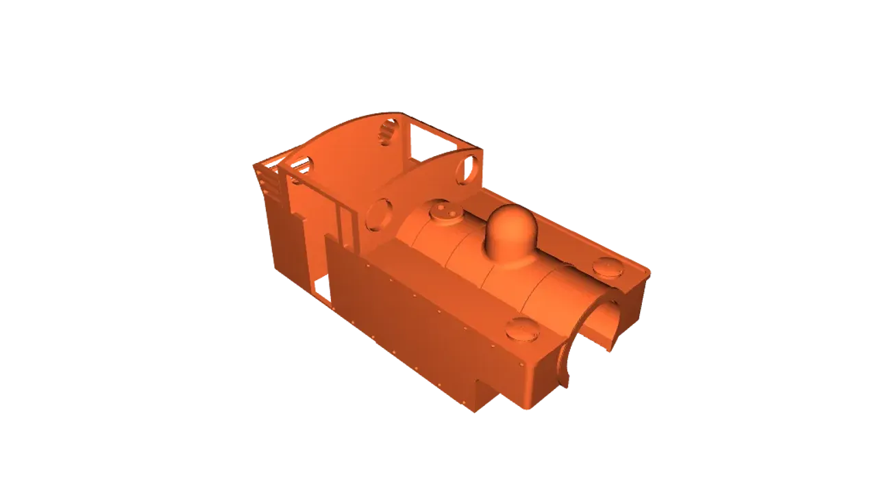 1:76 OO scale "Lil Tommo" Locomotive Shell by Arlo C | Download free ...