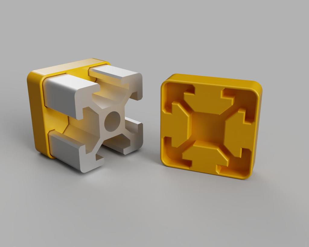 2020 extrusion end cap by Alex WaveDiver | Download free STL model ...