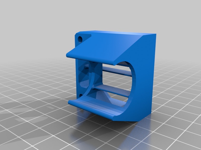 E3D v6 40mm Fan Shroud by woodle | Download free STL model | Printables.com