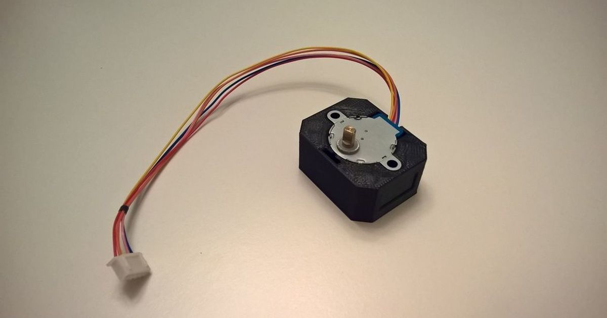 28BYJ-48 Stepper Motor Cover by woodle | Download free STL model ...
