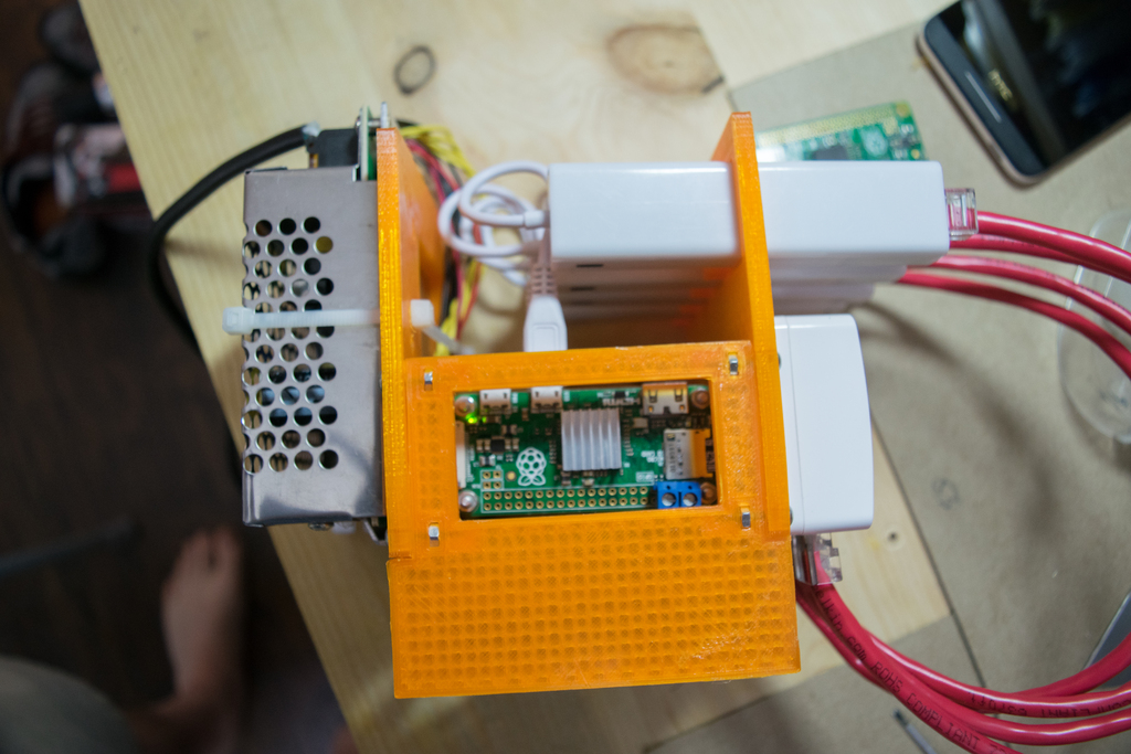 Raspberry PI Zero Cluster Case by cfaulkingham | Download free STL model | Printables.com