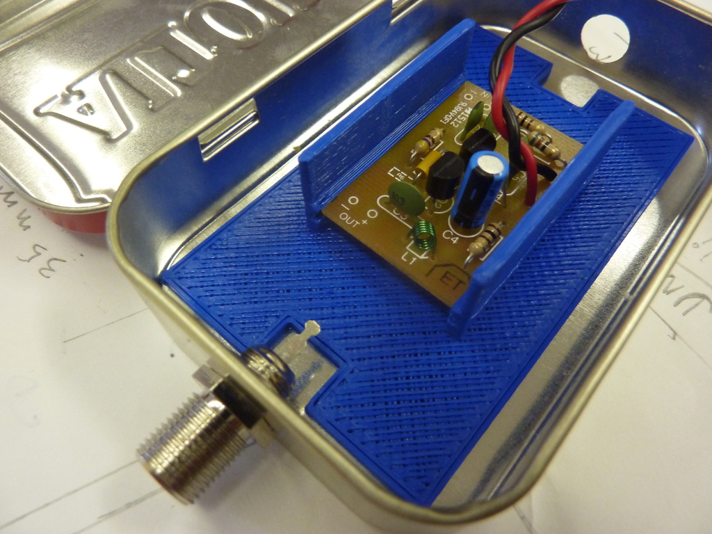 Ramsey SA7 Broadband RF Preamp Altoids Mount by cfaulkingham | Download ...