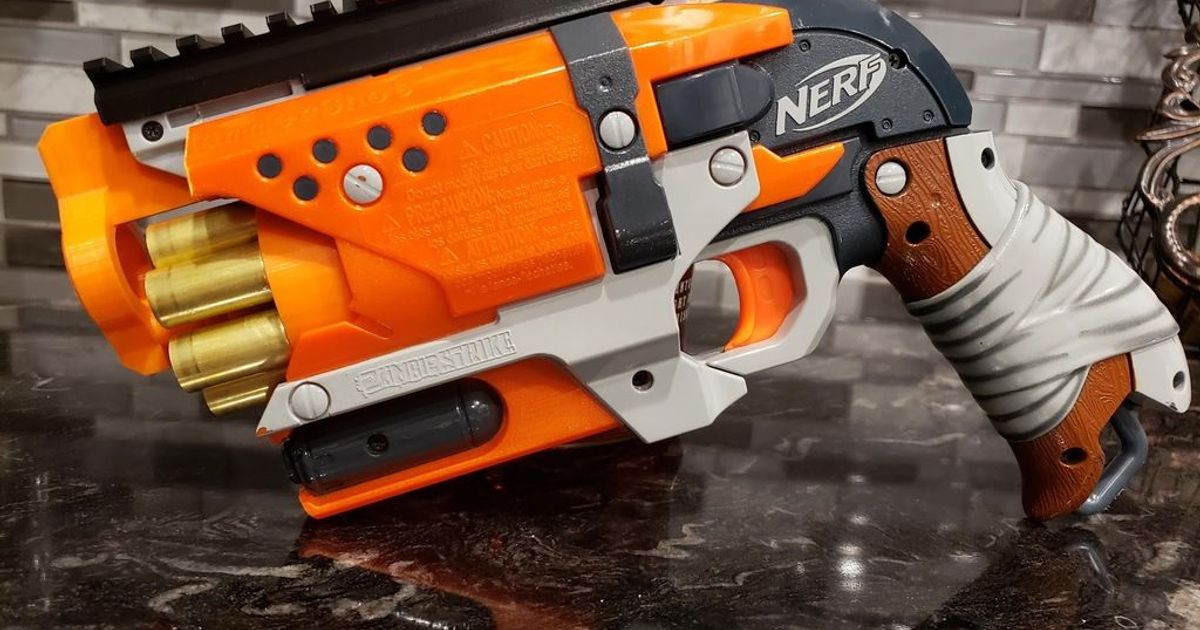 Bustershot Rail and Spinner by Eccentriclulz | Download free STL model ...