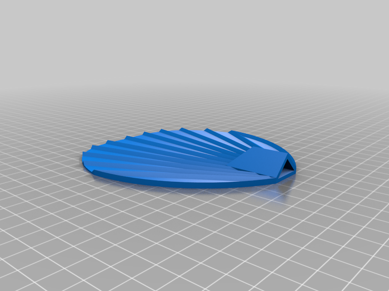 Japanese-Style Hand Fan (for charcoal) by gexgecko | Download free STL ...