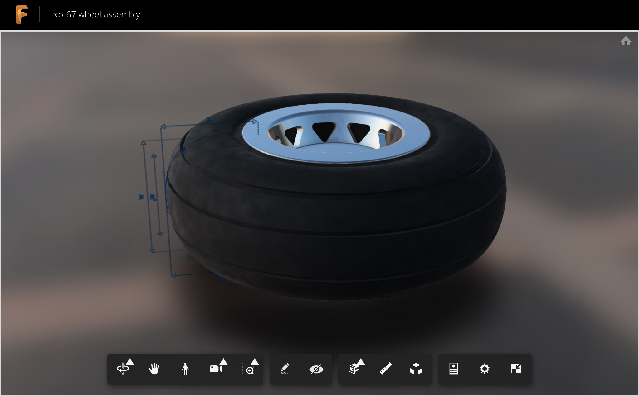 Aircraft Wheel by GerryPB | Download free STL model | Printables.com