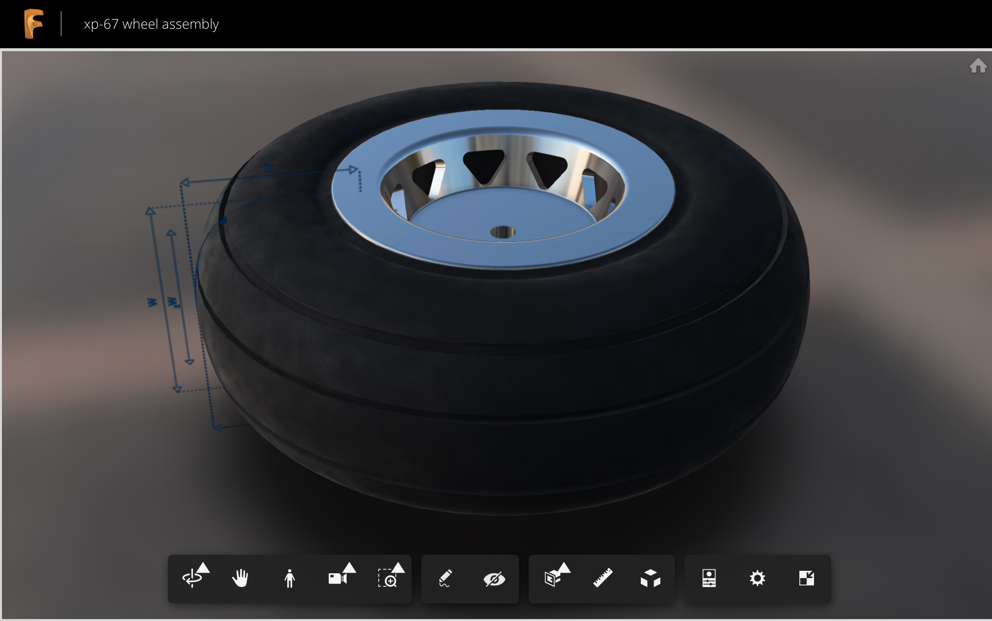Aircraft Wheel by GerryPB | Download free STL model | Printables.com