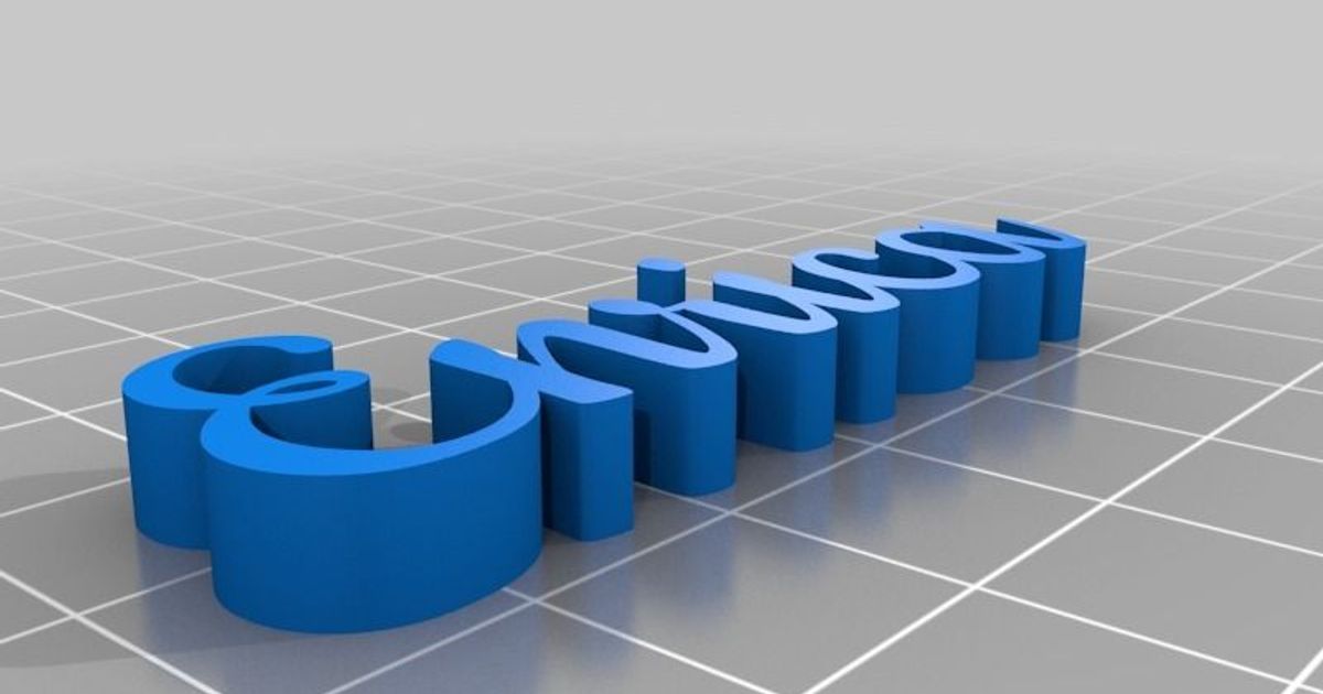 My Customized Text by ceciui | Download free STL model | Printables.com