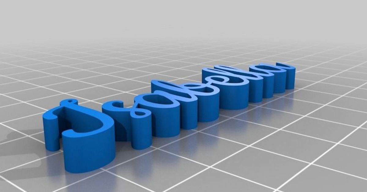 My Customized Text by ceciui | Download free STL model | Printables.com