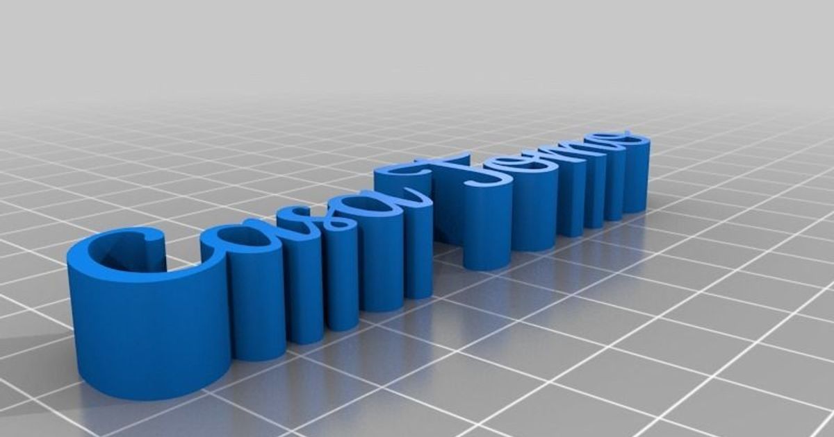 My Customized Text by ceciui | Download free STL model | Printables.com