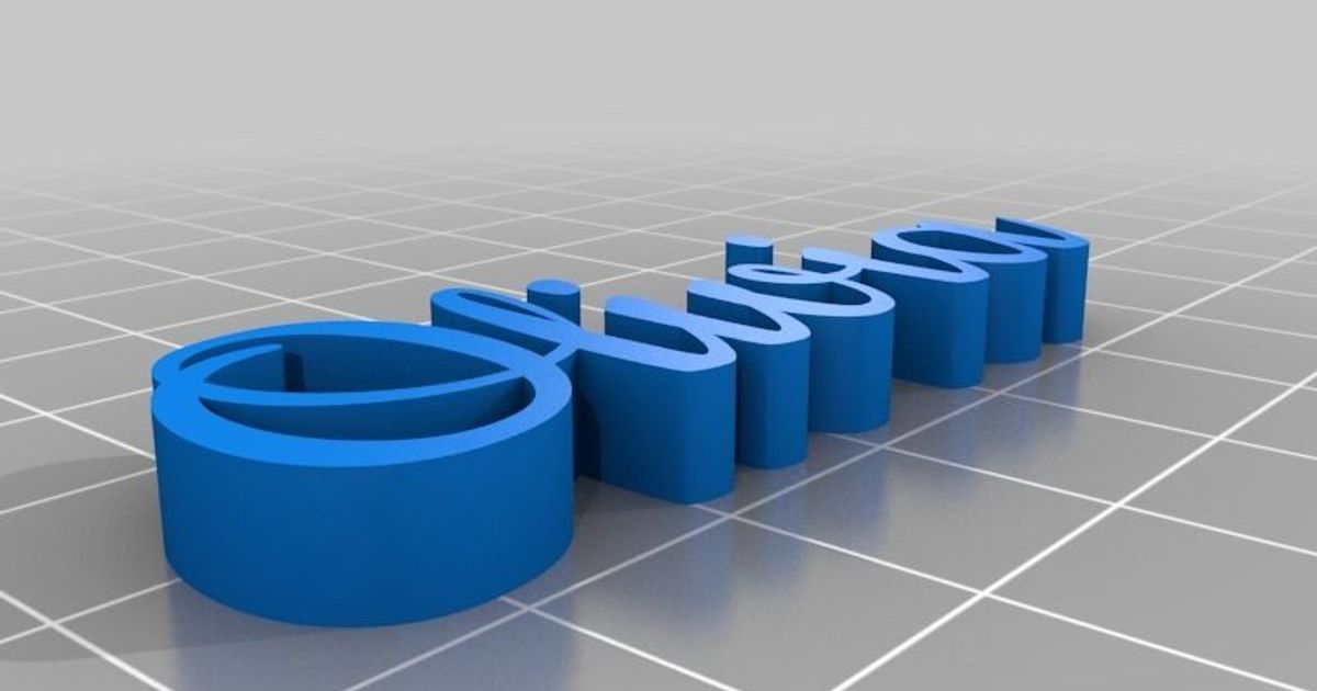 My Customized Text by ceciui | Download free STL model | Printables.com