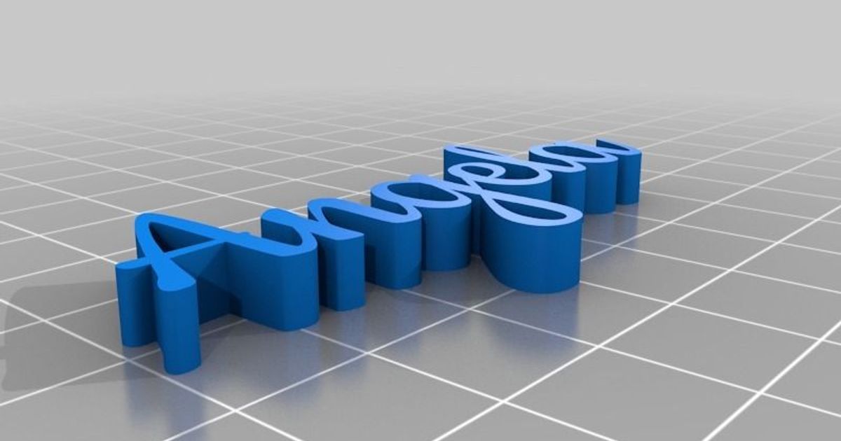 My Customized Text by ceciui | Download free STL model | Printables.com