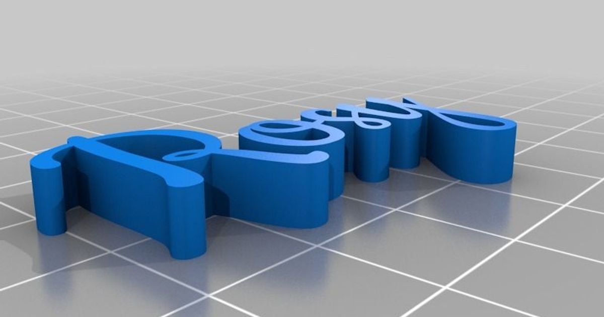 My Customized Text by ceciui | Download free STL model | Printables.com