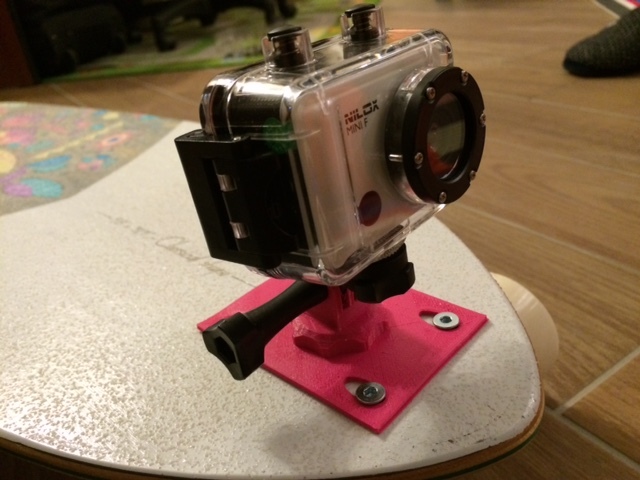 GoPro Nilox Skateboard Hanger by ceciui | Download free STL model ...
