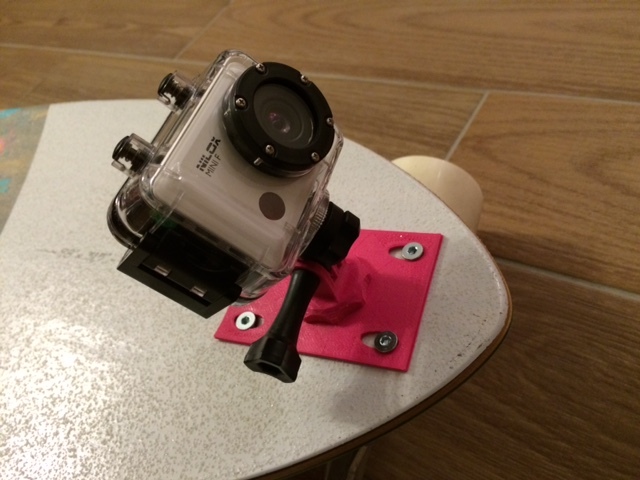 GoPro Nilox Skateboard Hanger by ceciui | Download free STL model ...
