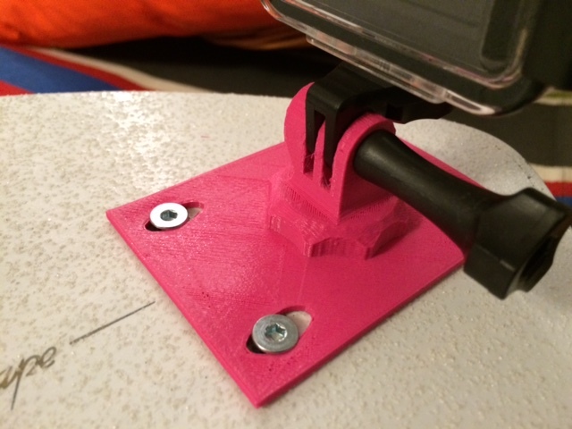 GoPro Nilox Skateboard Hanger by ceciui | Download free STL model ...