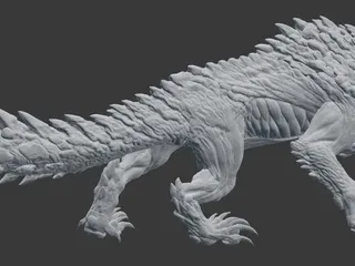 MHW: Odogaron (posed) by PittRBM | Download free STL model | Printables.com
