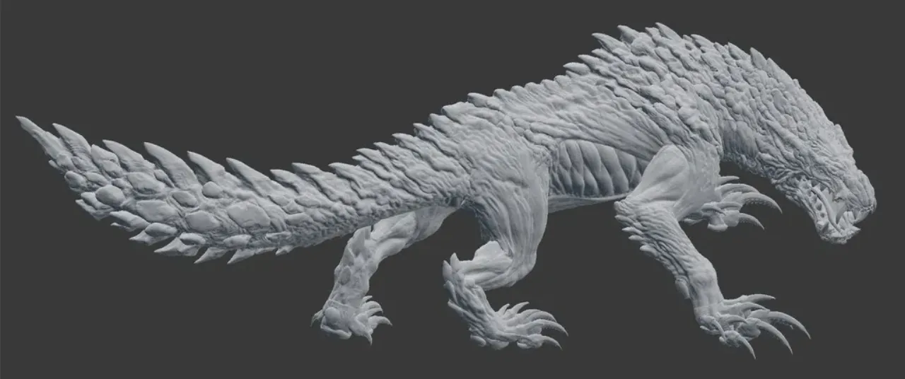 MHW: Odogaron (posed) by PittRBM | Download free STL model | Printables.com