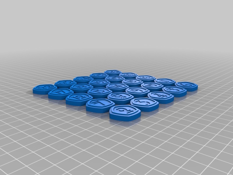 RPG Token Set by Basolur | Download free STL model | Printables.com