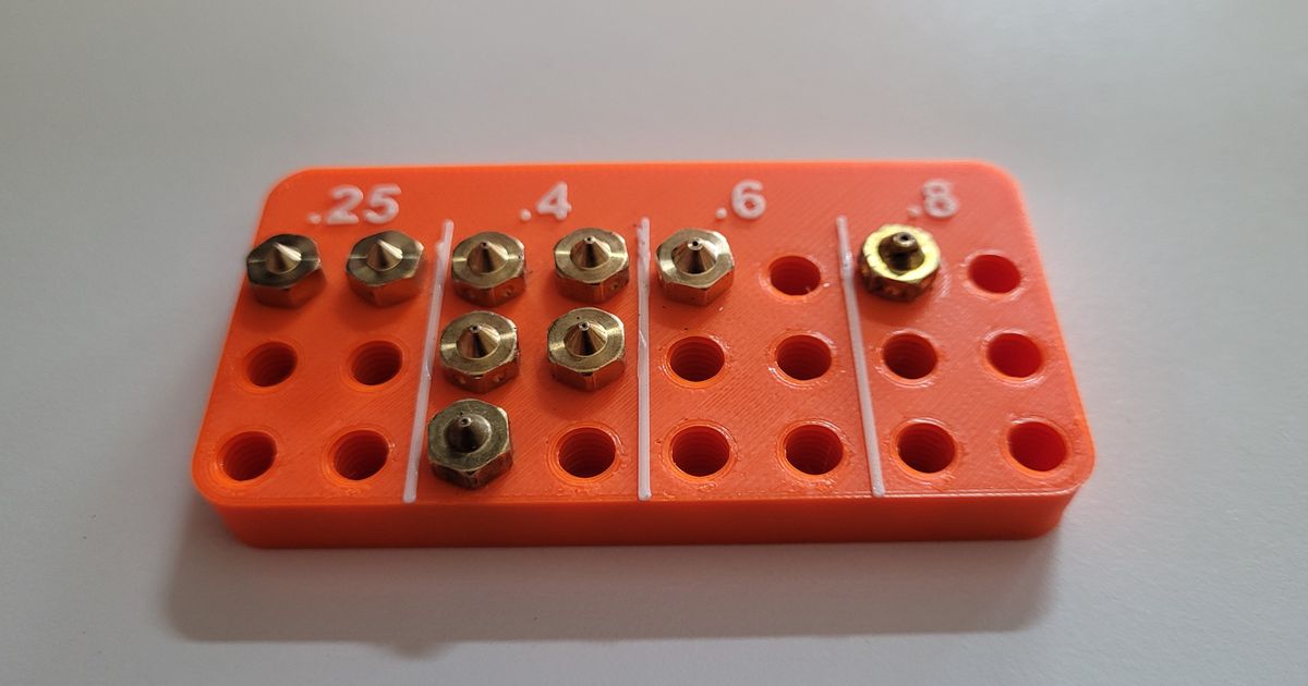 Simple nozzle block by Droodle | Download free STL model | Printables.com
