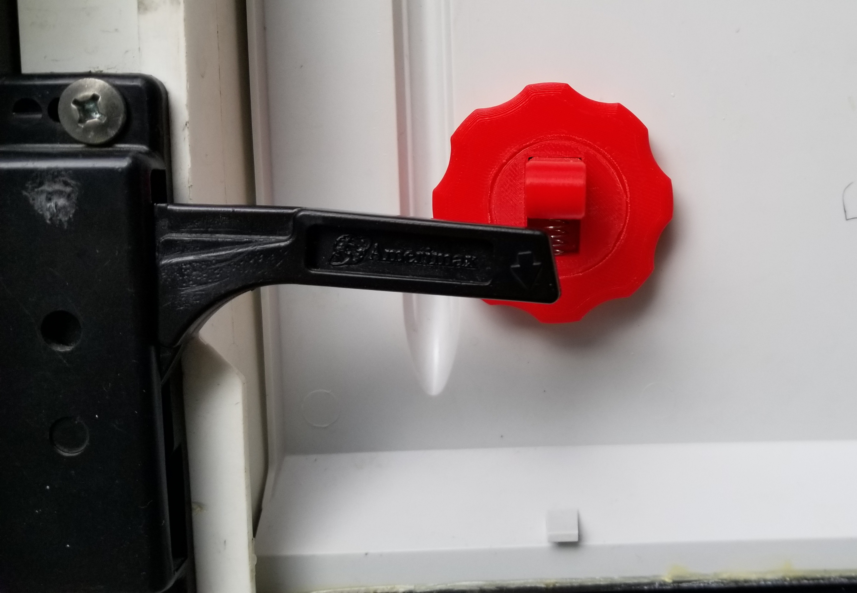 RV Screen door push lever by GerryPB | Download free STL model ...