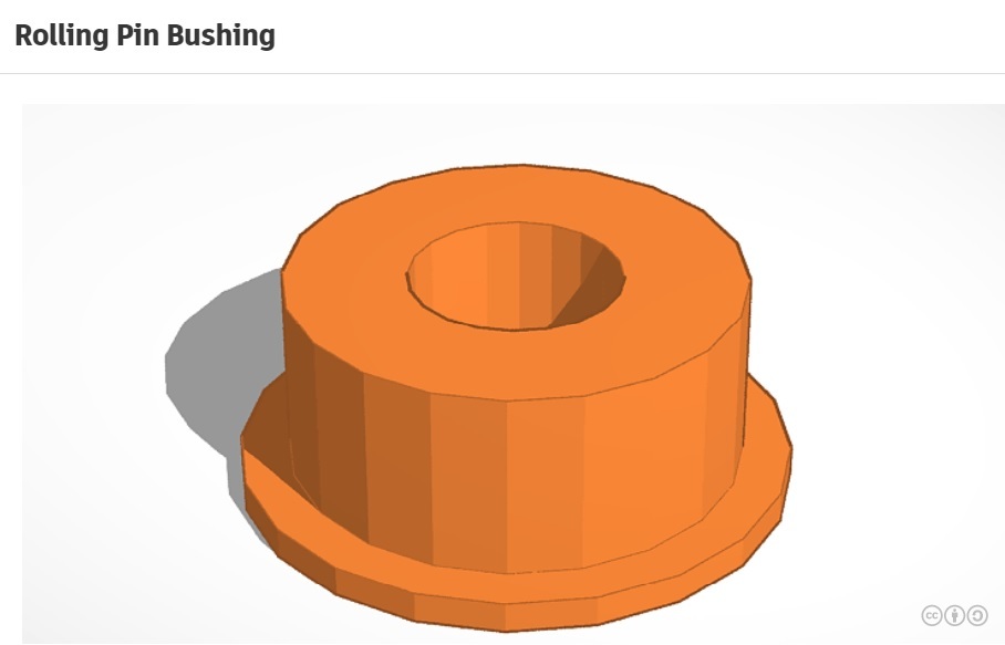 Rolling Pin Bushing by Vailman | Download free STL model | Printables.com