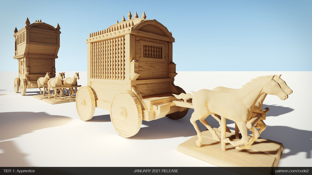 Drennheim Prison Cart par Code2 | Téléchargez gratuitement un modèle ...
