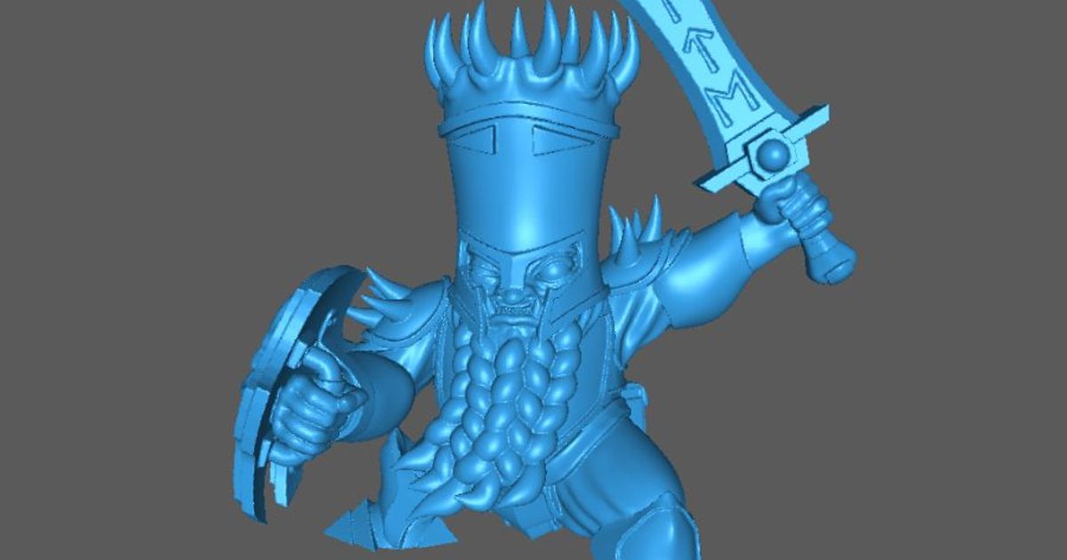 Chaos Dwarf Unit Leader by np-dev | Download free STL model ...