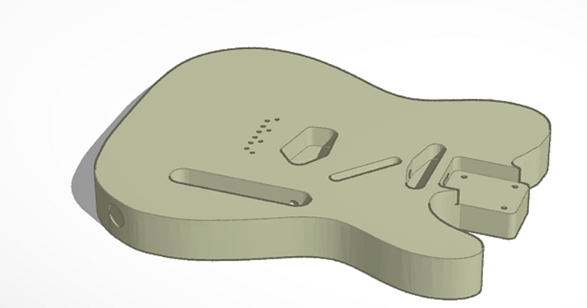 Tele Body by ASUSenthusiast | Download free STL model | Printables.com
