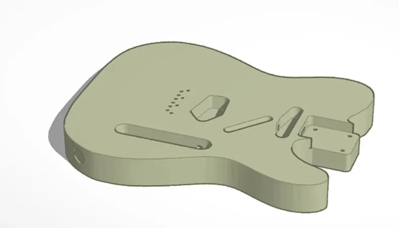 Tele Body by ASUSenthusiast | Download free STL model | Printables.com