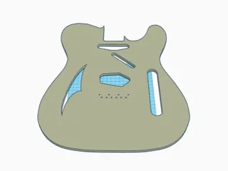 ThinLine Tele Top by ASUSenthusiast | Download free STL model ...