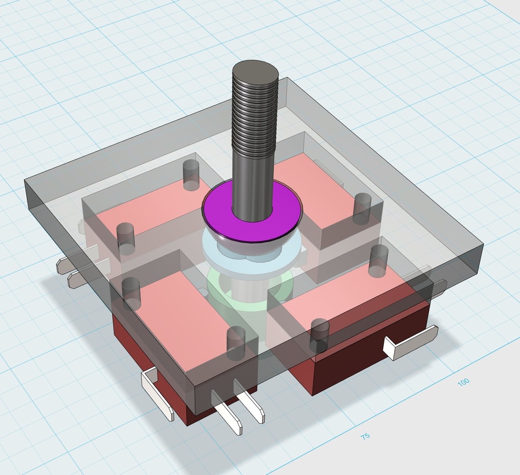 Arcade Joystick mechanism by ScratchHax | Download free STL model ...