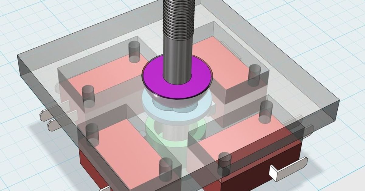 Arcade Joystick mechanism by ScratchHax | Download free STL model ...