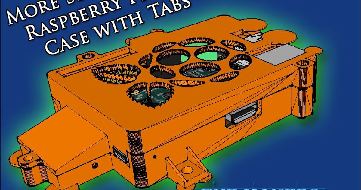 A More Secure Raspberry Pi Case by TheMakersWorkbench | Download free ...