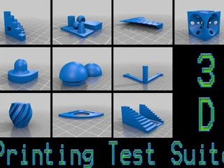Complete 3D Printer test all in one (stress test, bed level test ...