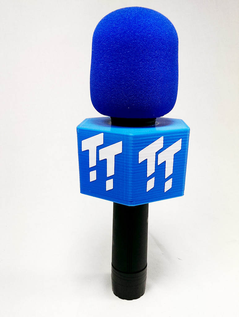 Hexagonal Microphone Flag, 50mm square sides, 36mm Hole by ...