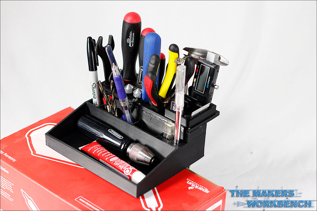 Lulzbot Tool Caddy by TheMakersWorkbench | Download free STL model ...