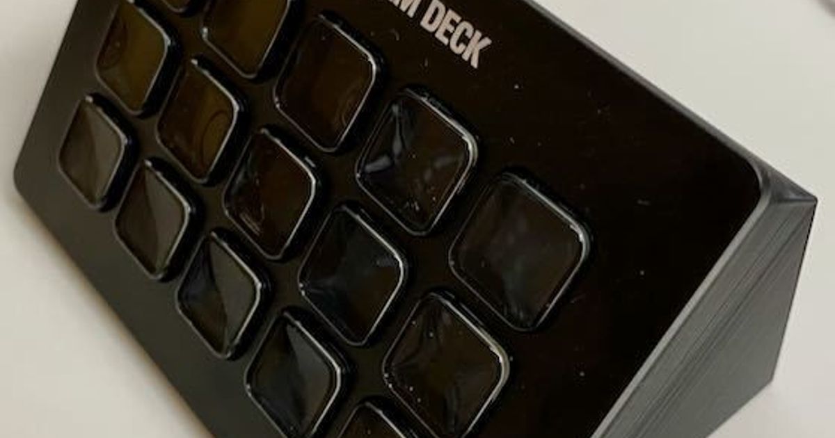 Elgato Stream Deck Stand 15 keys by Smithy | Download free STL model ...