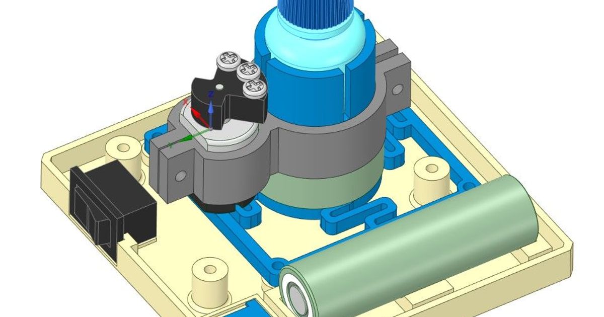 Paint shaking device. by TomekB | Download free STL model | Printables.com
