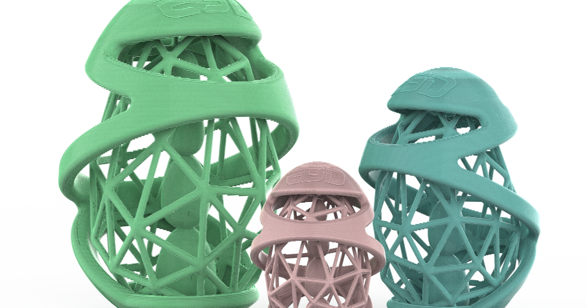 Overhang Egg ~ A 3D Printer stress test. por E3D | Descargar modelo STL ...