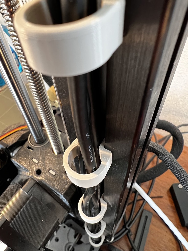 Prusa Mini extrusion cable clip (two sizes) by David D | Download free ...