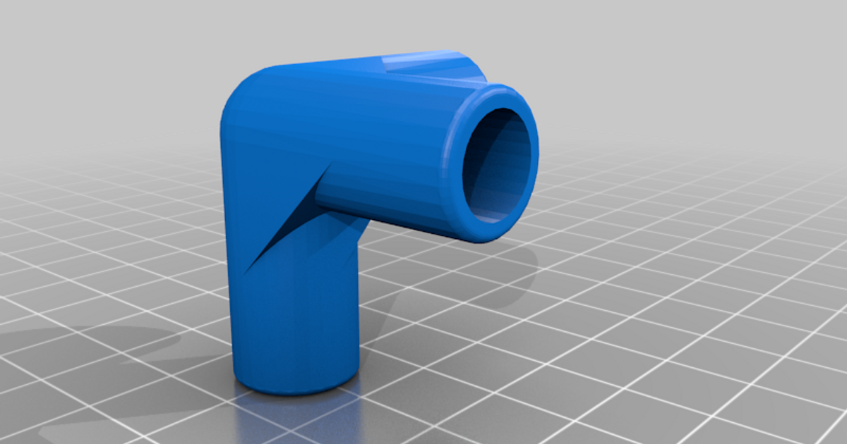 Pieza unión tres tubos de 10mm by FabianMbaso | Download free STL model ...