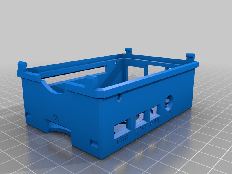 Raspberry Pi 4 Modular Stacking Cluster Case by sjogerst | Download free STL model | Printables.com