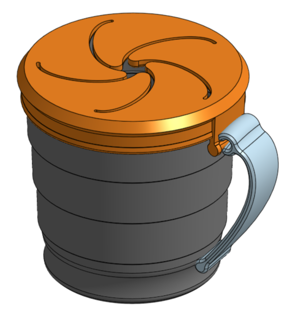 Kids Collapsible Snack Cup by Gage | Download free STL model ...