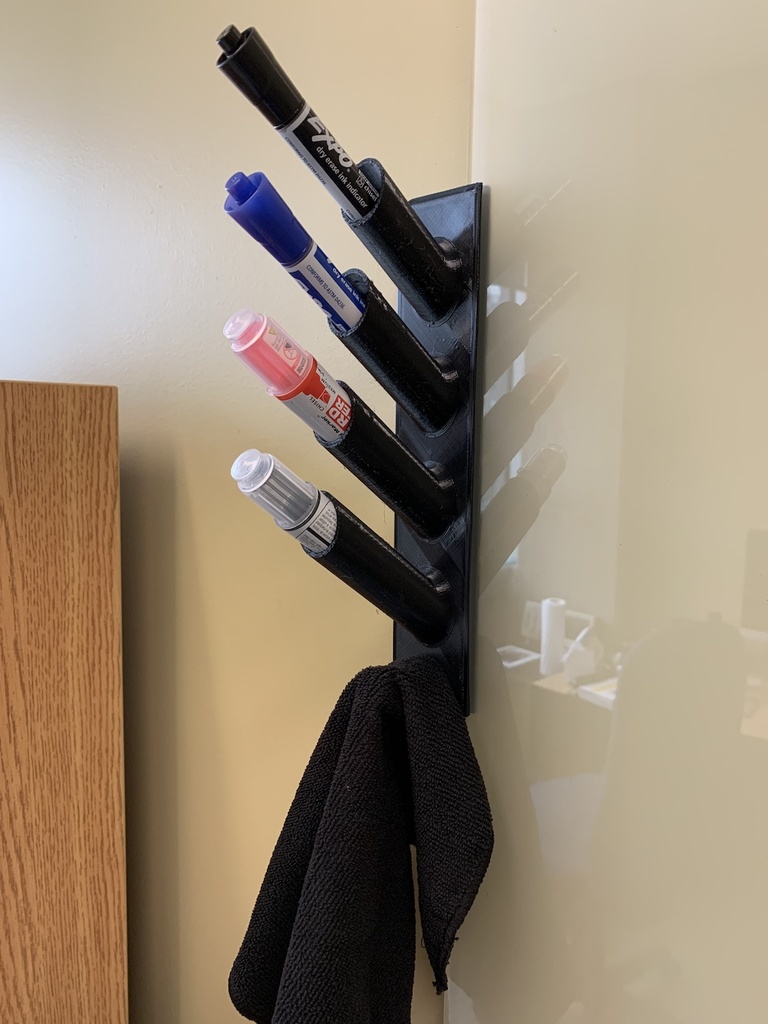 Dry Erase Pen Holder by AnisB | Download free STL model | Printables.com