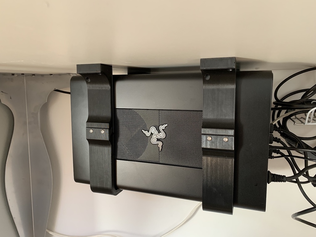 Razer ChromaX under-desk support by AnisB | Download free STL model ...