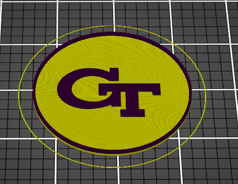 GA Tech Logo by veng1 | Download free STL model | Printables.com