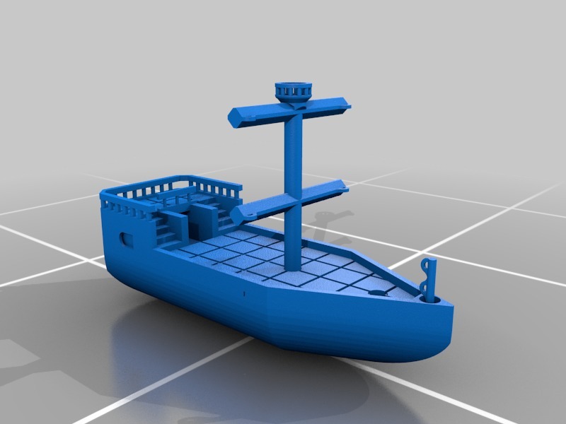 Modular 28mm Scale Ships by Ethan Kohlbacher | Download free STL model ...