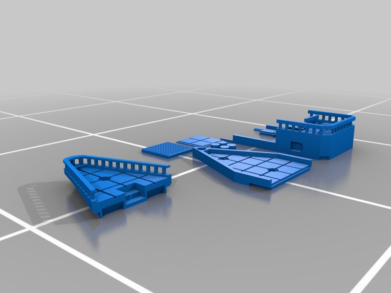 Modular 28mm Scale Ships by Ethan Kohlbacher | Download free STL model ...