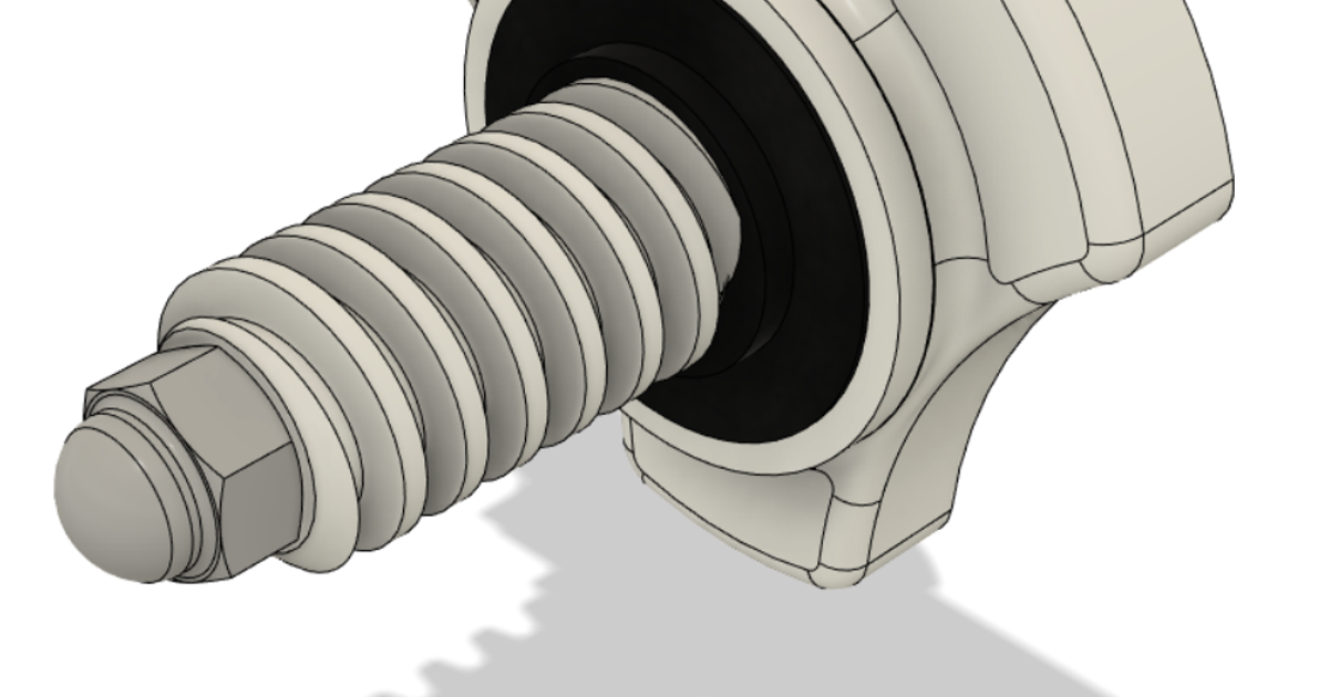 Retainer bolt for bottom tray in Kliko waste container by Anwira ...